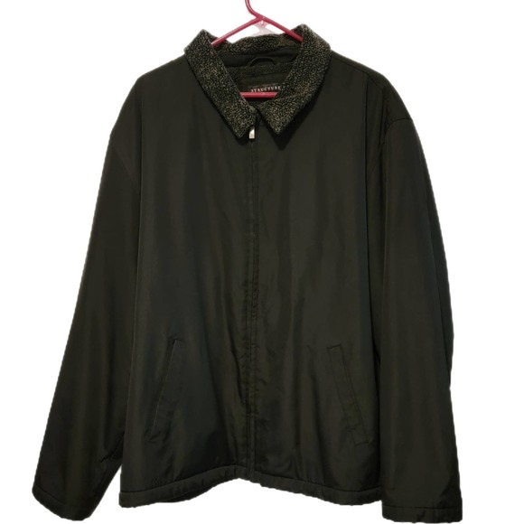 Structure | Jackets & Coats | Structure Black Zip Up Coat Xxl | Poshmark